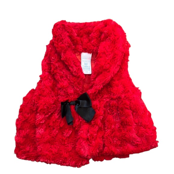 Wonderkids | Jackets & Coats | Wonder Kids Red Fur Vest | Poshmark